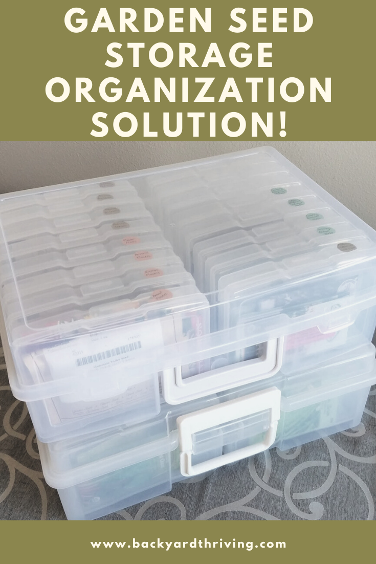 Garden Seed Storage Organization Solution - backyardthriving.com